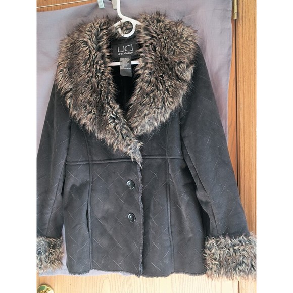 Utex | Jackets & Coats | Mobwife Utex Design Faux Fur Coat Jacket Large ...